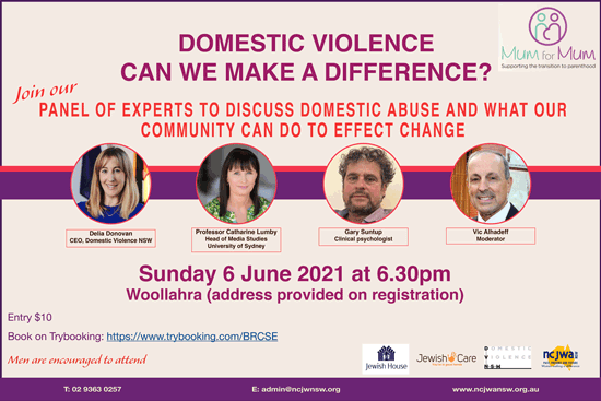 Domestic Violence: Mum for Mum hosts panel discussion – J-Wire