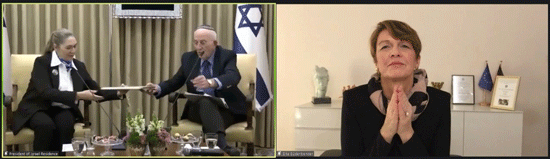 Israel and Germany's First Ladies hosts Holocaust survivor – J-Wire