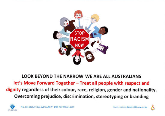 Send a message against racism - join the Harmony Walk – J-Wire