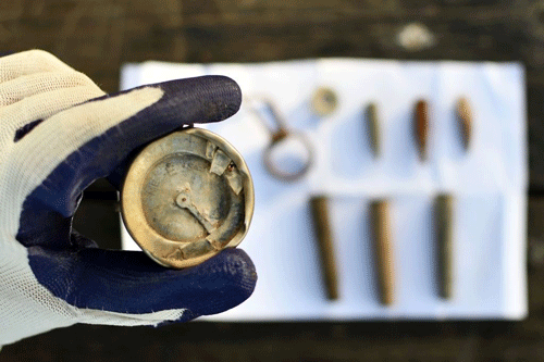 75-year-old compass found at battle site: Israeli archaeologists ...