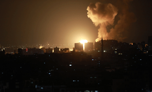 Israel strikes Gaza after Palestinian rocket fire – J-Wire
