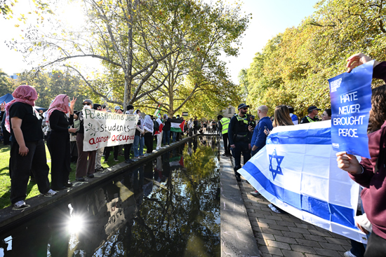 Police warn uni chancellors over student protest camps – J-Wire