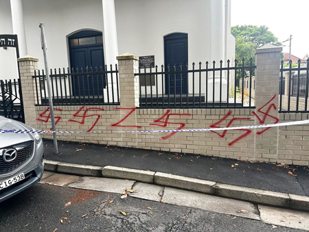 Man charged after attempted arson attack on Newtown Synagogue – J-Wire
