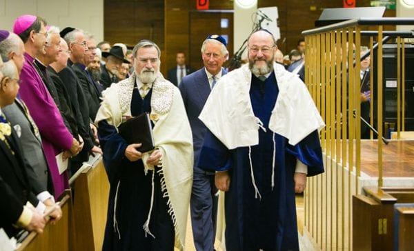 Chief Rabbi installed in the presence of Prince Charles – J-Wire