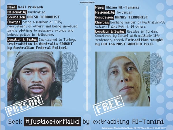 Danby's continues push for terrorist's extradition – J-Wire